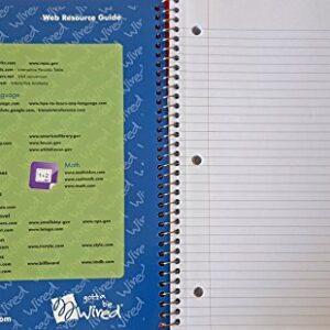 Top Flight Wired 3-Subject Wirebound Notebook (Pack of 3)