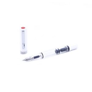 twsbi eco fountain pen white ef nib