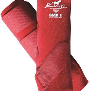 Professional's Choice ★ SMB II Equine Sports Medicine Boots SMB All Sizes & Colors (Crimson Red, Small)