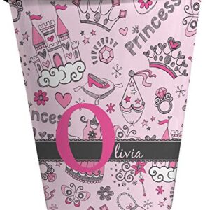 RNK Shops Princess Waste Basket - Single Sided (Black) (Personalized)