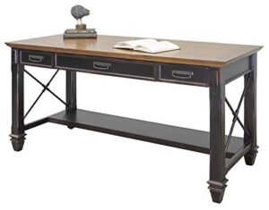 martin furniture hartford writing desk, brown