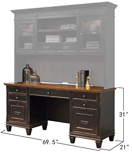 Martin Furniture Hartford Credenza, Brown - Fully Assembled