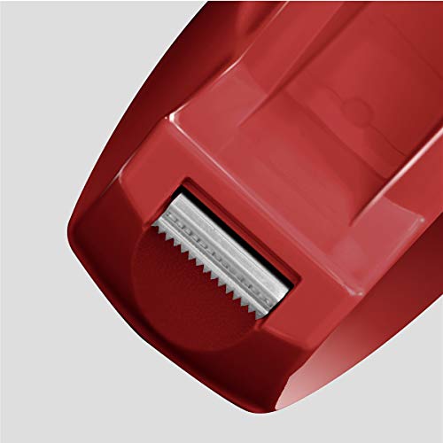 Acrimet Premium Desktop Tape Dispenser, Plastic, Non-Skid Base (Heavy Duty) (Red Color)