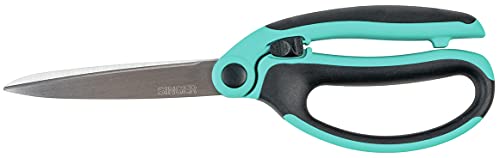 SINGER 00565 9-1/2-Inch ProSeries Spring Assist Scissor with Comfort Grip , Teal