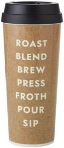 kate spade new york thermal mug, roast and blend