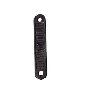 NAHANCO BNS Rubber Non-Slip Grip Strip for Hangers, Removable, 4", Black (Bulk Pack of 1,000)