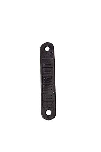 NAHANCO BNS Rubber Non-Slip Grip Strip for Hangers, Removable, 4", Black (Bulk Pack of 1,000)