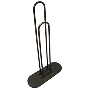 nahanco 101b-wd deluxe wood hanger stackers, black, pack of 1