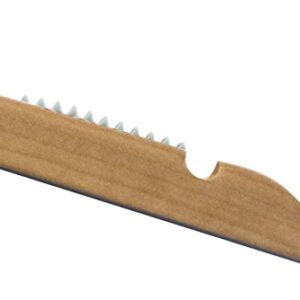 NAHANCO 20012 Flat Wood Top Hanger, 12", Low Gloss Natural (Pack of 100)