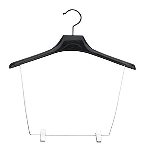 NAHANCO BSK12174B Display Hanger with 12" Drop, 17 1/4", Black (Pack of 12)