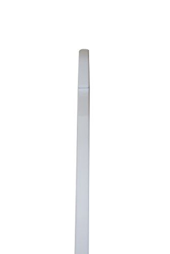 NAHANCO 9101750 Acrylic Top Hanger, 17", White (Pack of 50)