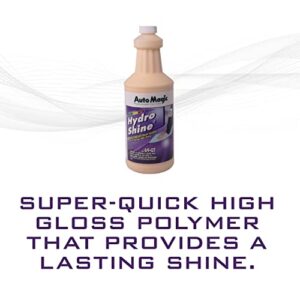 Auto Magic Hydro Shine High-Gloss Polymer for Plastic, Exterior Paint & Chrome - 32 Fl Oz