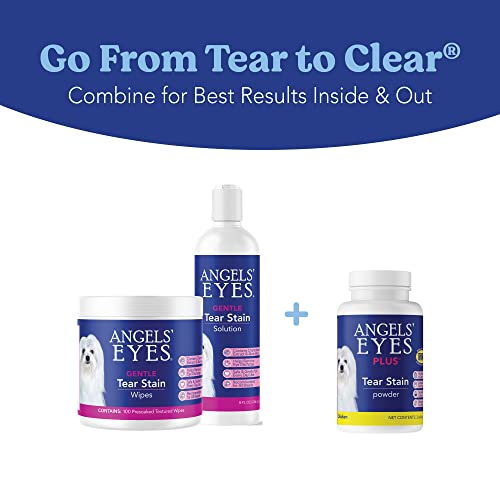 Angels’ Eyes PLUS Tear Stain Prevention Chicken Powder for Dogs and cats | For All Breeds | No Wheat No Corn | Daily Support for Eye Health | Proprietary Formula