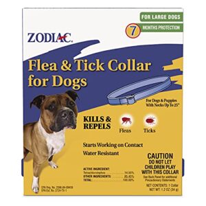 zodiac flea and tick collar for large dogs