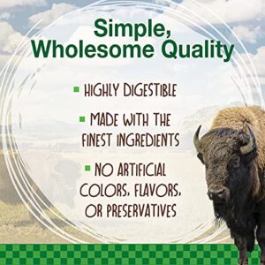 Nylabone Healthy Edibles WILD Natural Long-Lasting Dog Treats - Dog Bone Treats - Bison Flavor, Medium (2 Count)