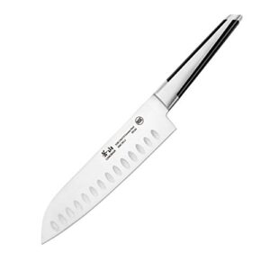 cangshan x series 59144 german steel forged santoku knife, 7-inch