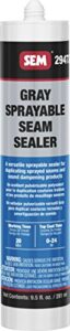 sem 29472 gray seam sealer, 9.5 oz.