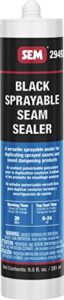 sem 29492 1k black seam sealer, 9.5 oz.