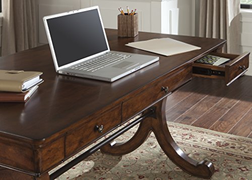 Liberty Furniture Industries Brookview Writing Desk, W54 x D30 x H31, Cherry