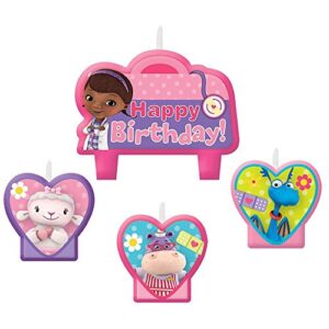 doc mcstuffins birthday candle set (each) - party supplies