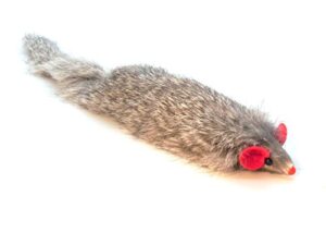 dat darn ferret rabbit fur cat toy