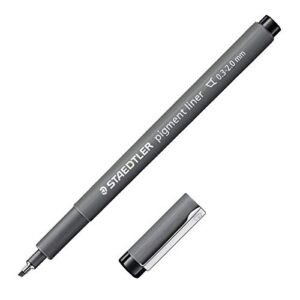 staedtler 308 °c2/pigment liner black chisel tip 0.3–2.00 mm