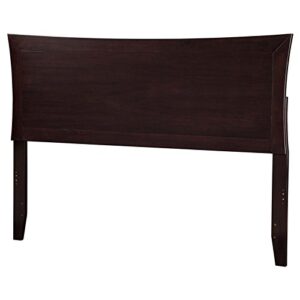 afi atlantic furniture ar290841 metro headboard, queen, espresso