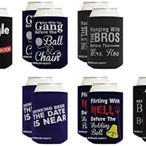 Funny Beer Coolie Bachelor Party Coolie Gift Bundle Gag Gift Wedding Party 12 Pack Can Coolie Drink Coolers Coolies Multi