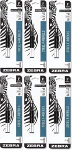 refill for f301, f301 ultra, f402, 301a, spiral ballpoint, fine, black, 2/pack-6 pack