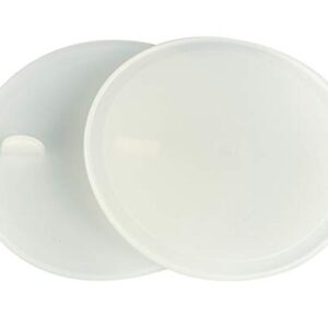 Leak Proof Platinum Silicone Sealing Lid Inserts/Liners for Mason Jars (10 Pack, Regular Mouth)