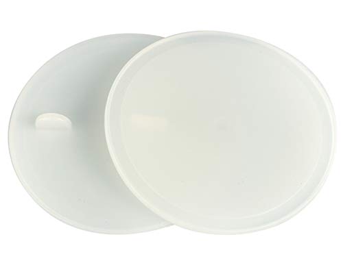 Leak Proof Platinum Silicone Sealing Lid Inserts/Liners for Mason Jars (10 Pack, Regular Mouth)