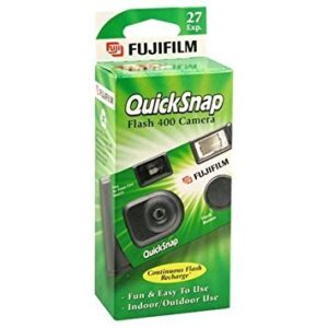 fujifilm quicksnap flash 400 disposable 35mm camera 27 exposures (pack of 4)