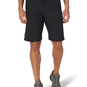 Wrangler Authentics mens Performance Side Elastic Utility Cargo Shorts, Black, 34 US