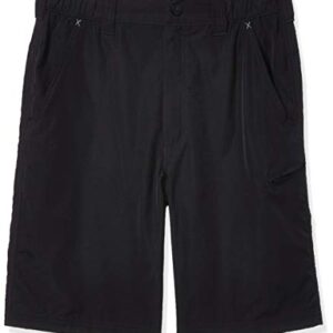 Wrangler Authentics mens Performance Side Elastic Utility Cargo Shorts, Black, 34 US