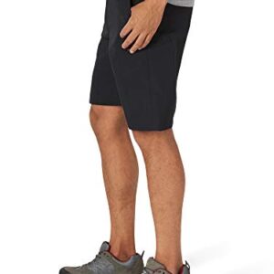 Wrangler Authentics mens Performance Side Elastic Utility Cargo Shorts, Black, 34 US