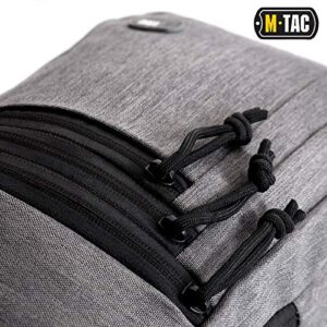 M-Tac Tactical Bag Shoulder Chest Pack with Sling for Concealed Carry of Handgun (Grey Melange)