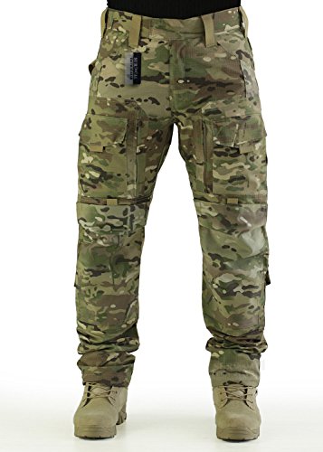 ZAPT Tactical Pants Molle Ripstop Combat Trousers Hunting Army Camo Multicam Black Pants for Men (Multicam Camo, M)