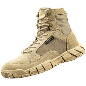 antarctica men's lightweight military boots 6 inches tactical boots for hiking,hunting,desert,combat