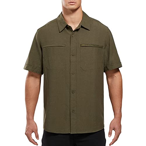 VIKTOS Men's Shemagh Short Sleeve Shirt, Spartan, Size: Medium