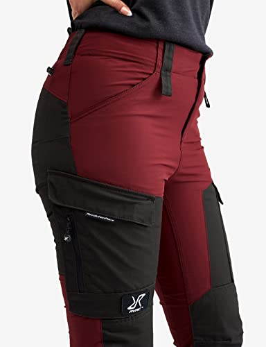 RevolutionRace Women’s GP Pants, Durable Pants for All Outdoor Activities, Bison Blood, XS