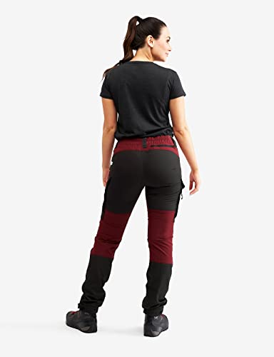 RevolutionRace Women’s GP Pants, Durable Pants for All Outdoor Activities, Bison Blood, XS