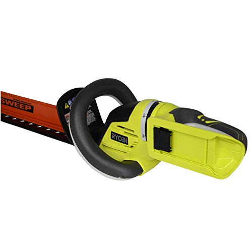 RYOBI RY40602 40 Volt 24-inch Hedge Trimmer w/Rotating Handle (Bare Tool) (Renewed)