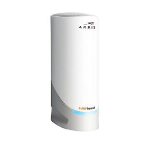 arris surfboard s33 docsis 3.1 multi-gigabit cable modem | approved for comcast xfinity, cox, spectrum & more | 1 & 2.5 gbps ports | 2.5 gbps max internet speeds | 4 ofdm channels | 2 year warranty