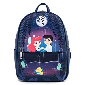 loungefly disney the little mermaid gondola scene womens double strap shoulder bag purse