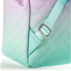 Loungefly Disney Little Mermaid Ombre Scales Womens Double Strap Shoulder Bag Purse