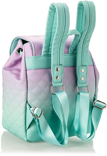 Loungefly Disney Little Mermaid Ombre Scales Womens Double Strap Shoulder Bag Purse