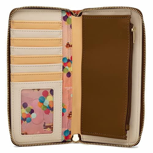 Loungefly Up Working Buddies Zip Around Wallet