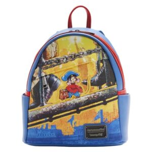 loungefly an american tail fievel scene womens double strap shoulder bag purse