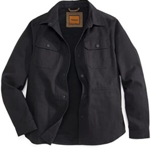 Venado Quick Draw Shirt Jacket for Men - Concealed Carry Vent - Built in Holsters (Black, Large)