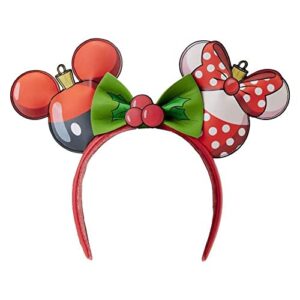 loungefly mickey & minnie mouse ornament ear headband